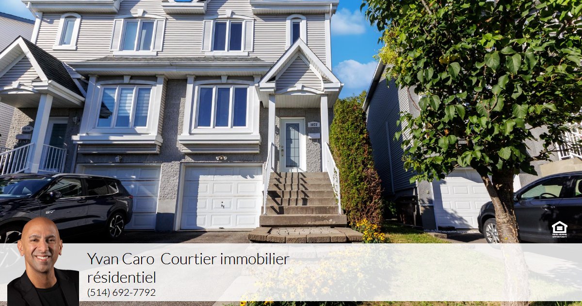 1072 Rue du Canna, Laval, QC H7X 3W4